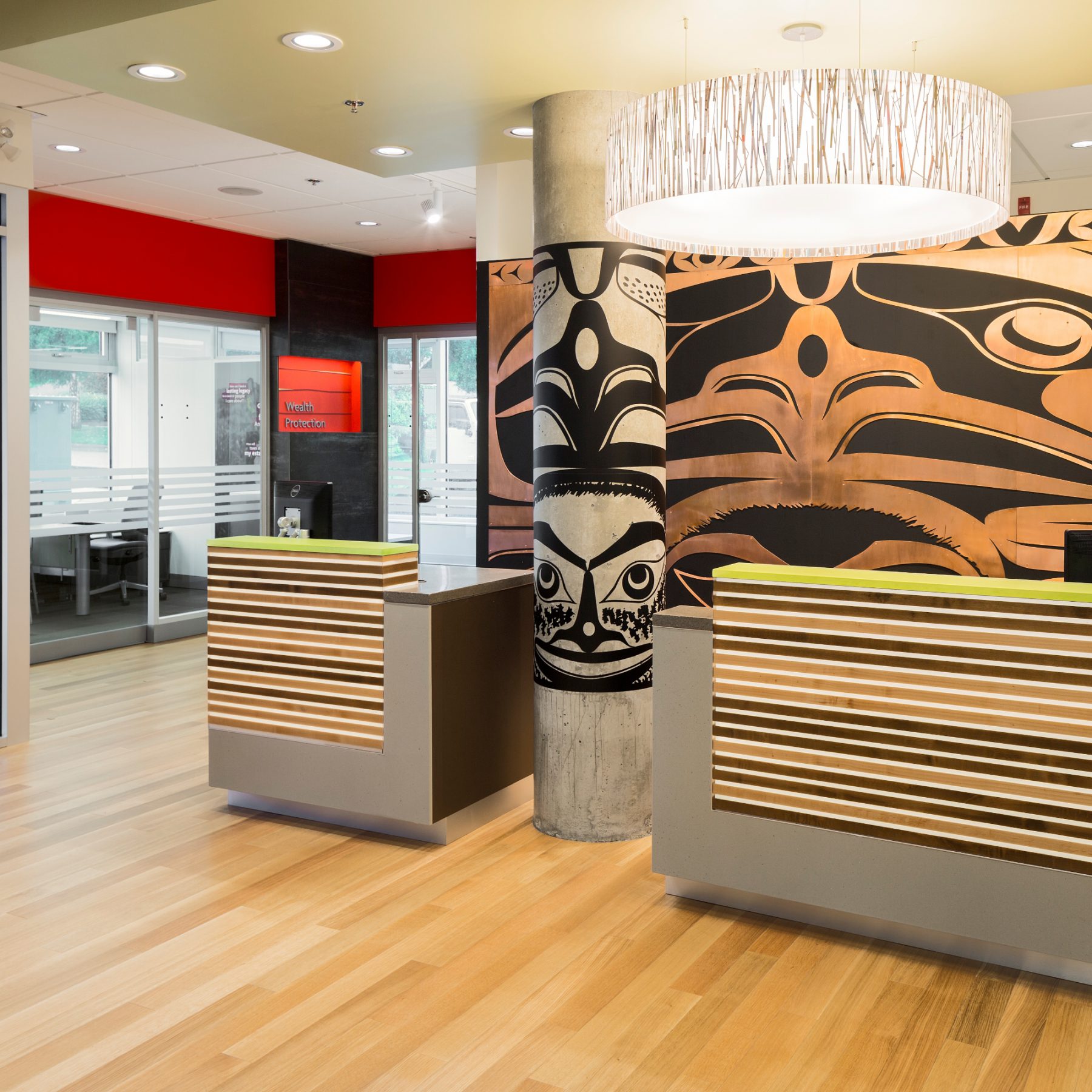 Retail banking branch design